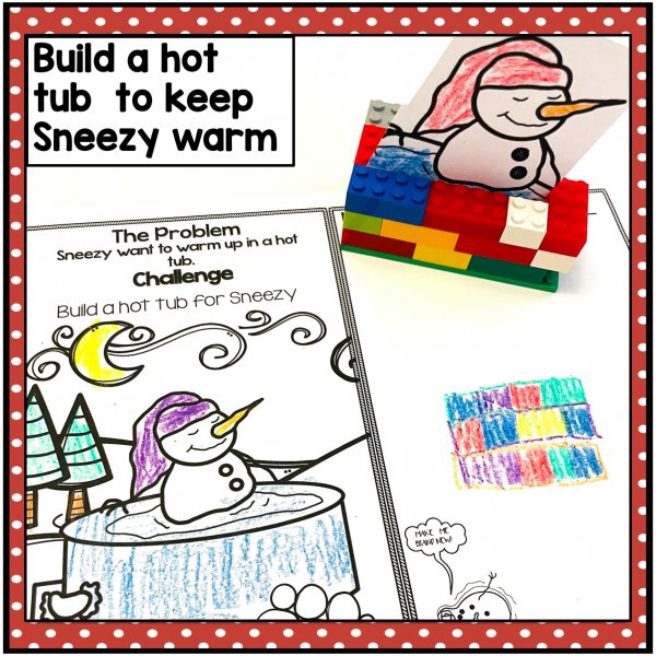 Sneezy The Snowman Activity – Della Larsen's Class